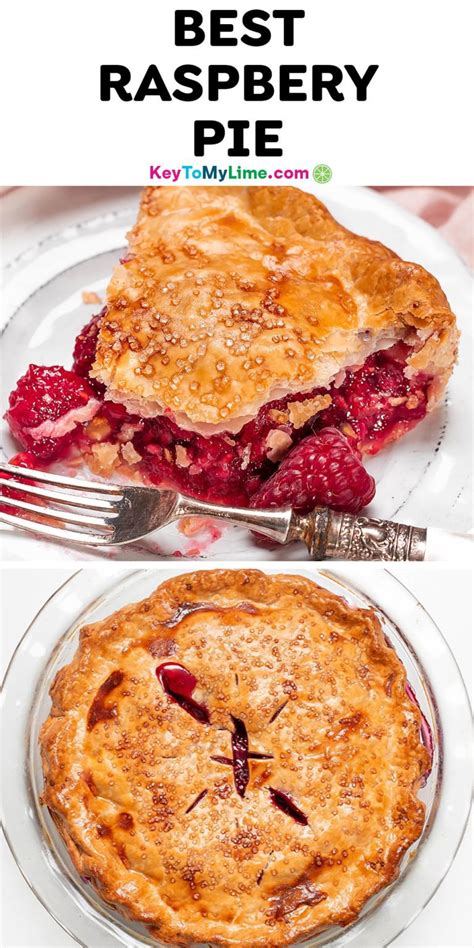 Homemade Raspberry Pie {6 Ingredients Video} Key To My Lime