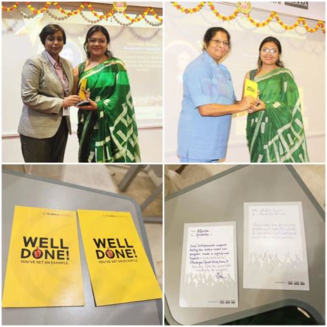Anwesha Biswas On Linkedin Two Well Done Cards Received On The Same