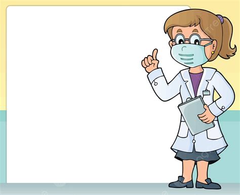 Doctor Theme Frame 4 Medical Profession Medicine Vector Medical