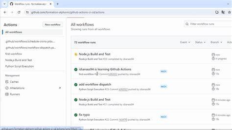 Fondamentaux Github Actions Alphorm