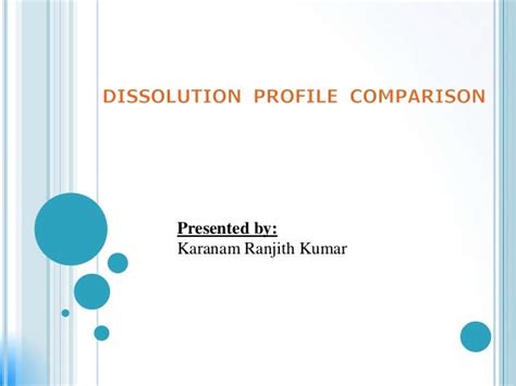 Comparision Of Dissolution Profile