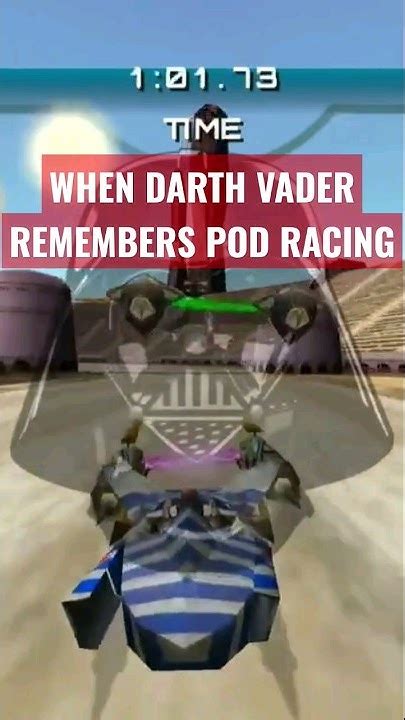 When Darth Vader Remembers Pod Racing Starwars Darthvader Podracing