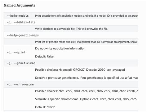 Cli Docs Named Args Table Unaligned · Issue 267 · Popsim Consortiumstdpopsim · Github