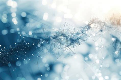 abstract network connection digital data flow visualization stock