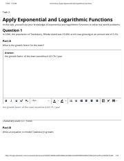 Unit Activity Functions Pdf PM Unit Activity Apply Exponential And Logarithmic