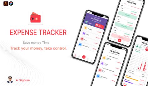 Expense Tracker Mobile App UI Design Behance