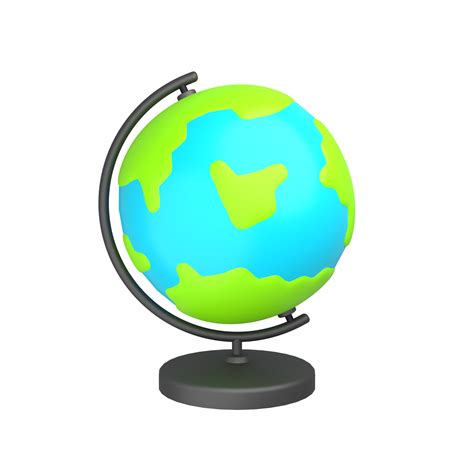 3d Globe Icon 30354539 Png
