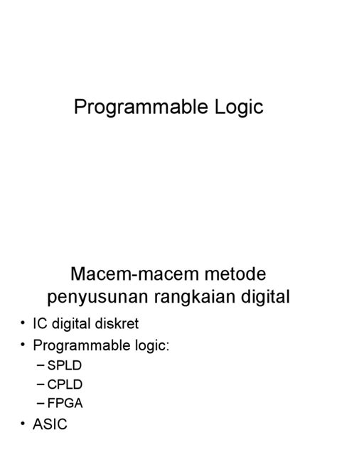 programmable logic pdf