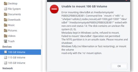 Error Mount Device Unable To Mount Santri Dan Alam