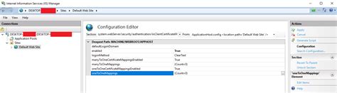 iis 7 5 require only specific client certificates in iis super user