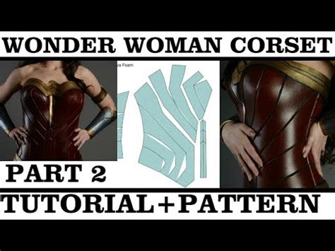 Wonder Woman Corset How To Make Costume Tutorial Part 2 Pattern In