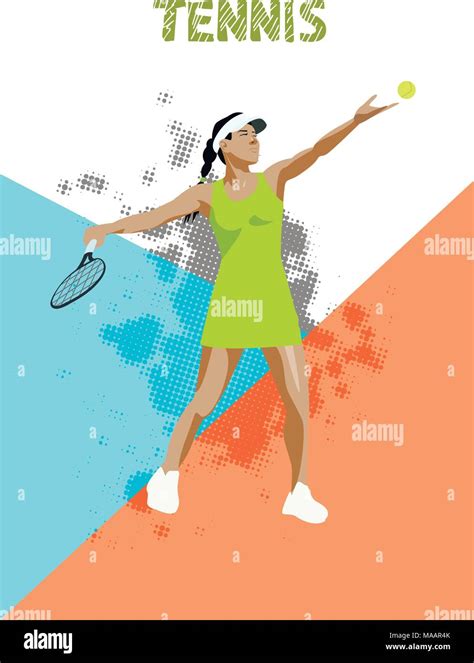 Tennis Girl Poster Fotos Und Bildmaterial In Hoher Auflösung Alamy