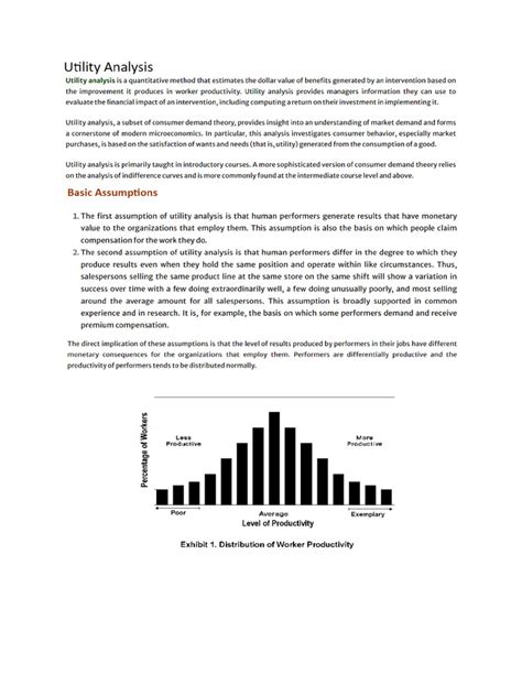 Utility Analysis Pdf