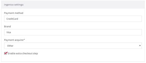 Configure Payment Methods
