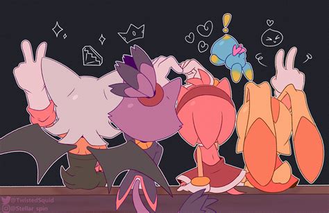 Amy Rose Blaze The Cat Rouge The Bat Cream The Rabbit Neutral Chao