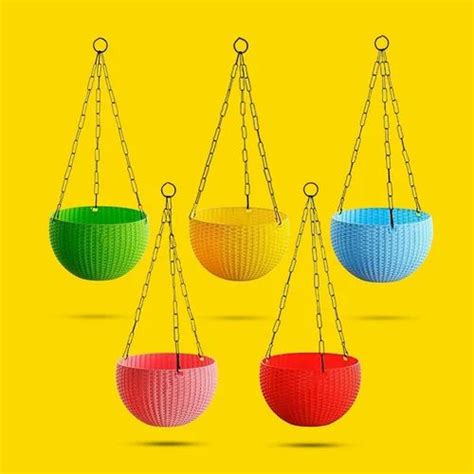 Double Hook Hanging Pot At ₹ 25piece Plastic Hanging Pot In New