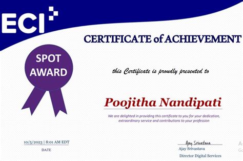 Poojitha Nandipati On Linkedin Recognition Perfomerofmonth