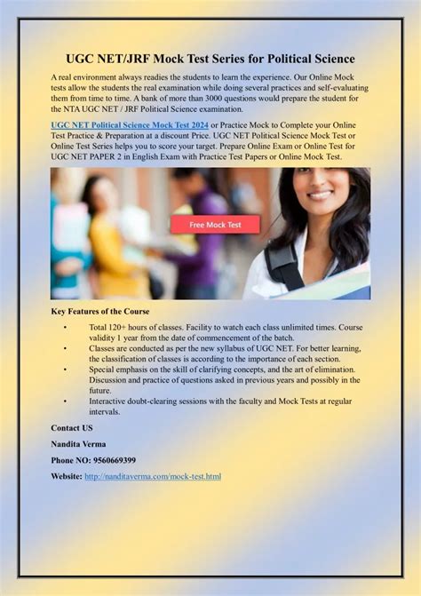 PPT UGC NET JRF Mock Test Series For Political Science PowerPoint
