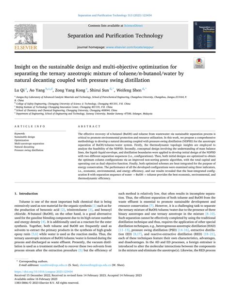 Pdf Insight On The Sustainable Design And Multi Objective