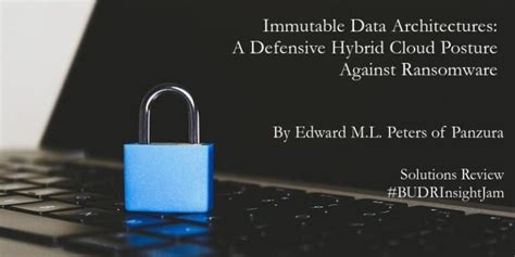 Immutable Data Architectures A Defensive Hybrid Cloud Posture Against Ransomware
