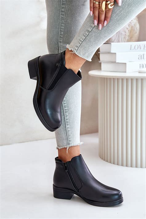 Heel Boots Model 201683 Step In Style Women`s Ankle Boots And Booties
