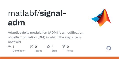 Github Matlabfsignal Adm Adaptive Delta Modulation Adm Is A