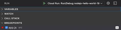 Debug A Cloud Run Service In Cloud Code For VS Code Google Cloud