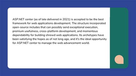 Ppt Reasons Why Aspnet Core Is The Most For Web Application