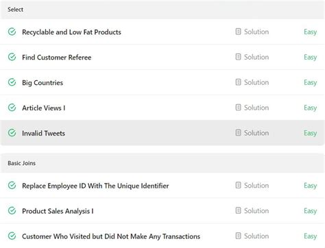 Piyush Jain On Linkedin Sql Practice Day 1 Today I Solved 8 Easy