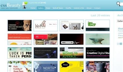 Outstanding Css Galleries For Web Designers Inspiration Entheosweb