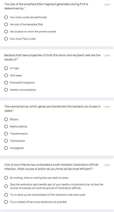 Solved Point The Size Of The Amplified DNA Fragment Chegg