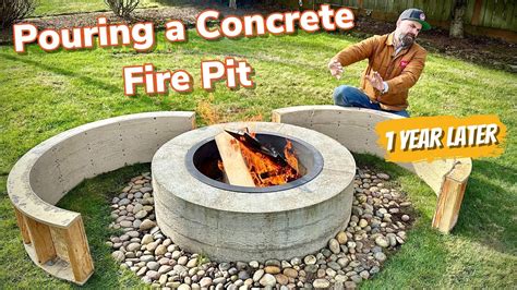 How To Make A Concrete Fire Pit Home Decor Idea Inspirations