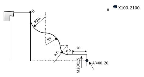 Solved Write The G Code Program For The FANUC OT Using The G Chegg Com