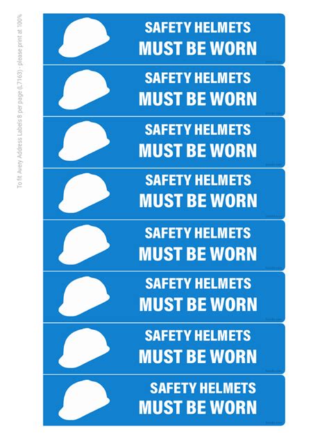 T Tp 1647442112 Safety Helmet Stickers Ver 2 Pdf Headgear