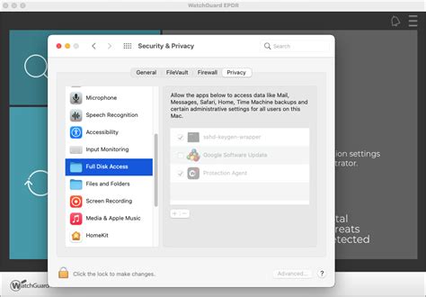 Configure Permissions To Enable Watchguard Endpoint Security In Mac Devices