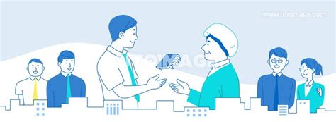 팀워크비즈니스 001 Ill255 유토이미지 일러스트 사람 남자 여자 단체 도시 건물 회사원 20대 30대