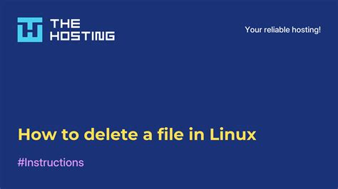 How To Delete A File In Linux