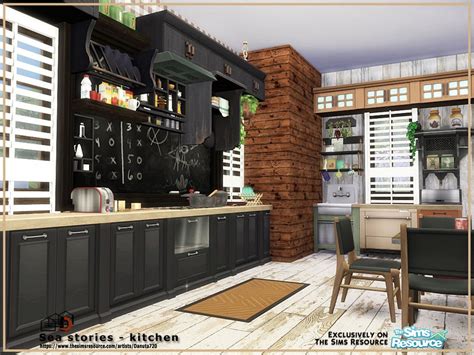 Кухня Sea Stories - Kitchen Симс 4