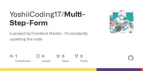 Github Yoshiicoding Multi Step Form A Project By Frontend Mentor I Ll Constantly Updating