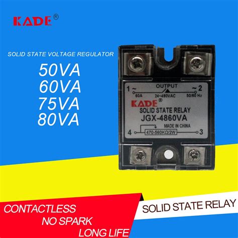 Jgx Ssr 50va 60VA 75VA 80va Solid State Voltage Regulator Voltage Potentiometer Solid
