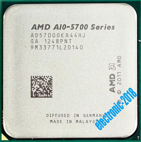 AMD A10-Series A10-5700 3.4GHz 4-Core 4MB Socket FM2 65W APU A10 CPU ...