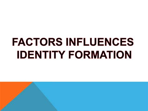 Identity Formation Ppt