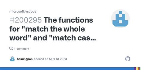 The Functions For Match The Whole Word And Match Case Sensitive