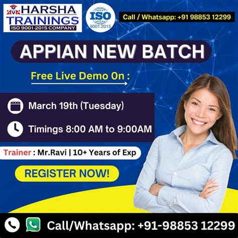 harsha trainings on linkedin appian course details 👉new batch demo