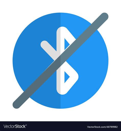 Turning Off Bluetooth Feature On Phone Royalty Free Vector