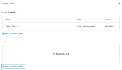enable saas api data loss protection for webex teams tenants