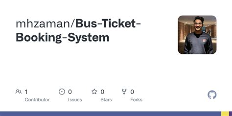 Github Mhzamanbus Ticket Booking System