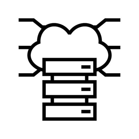 premium vector big data vector icon
