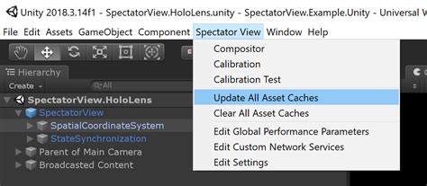 Spectator View Mobile Setup Mixedreality Spectatorview Documentation