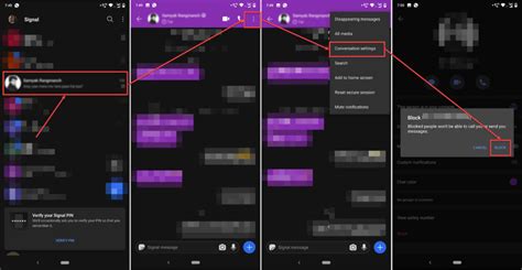 How To Block Someone On Signal